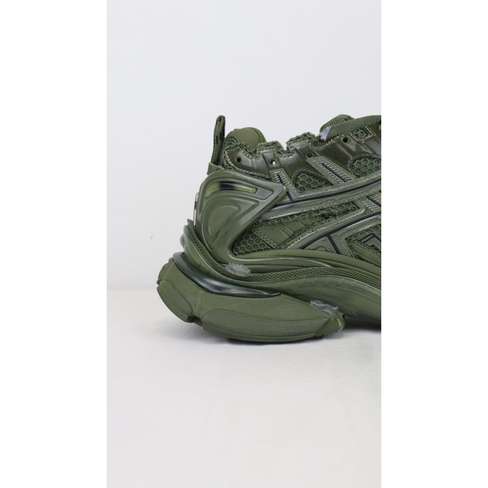 Balenciaga Mesh Rubber Runner Sneakers in Green BNIB 45 | eBay