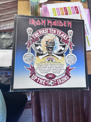 IRON MAIDEN The First Ten Years 1980-1990 20 Vinyl 12” Boxed Set ...