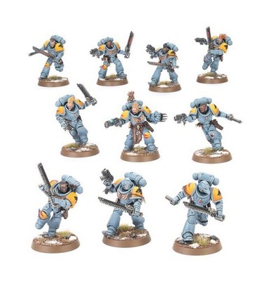 Space Wolves - 5x Blood Claws Brand New On Sprue Warhammer 40K Space ...