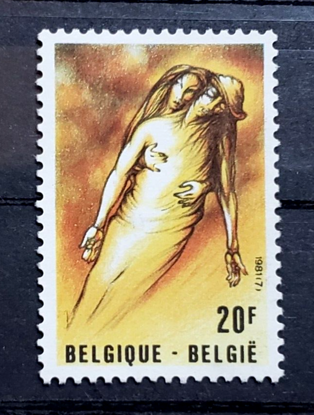 Belgium 1981 Pieta by Ben Genaux, art Sc#1080 MNG | eBay