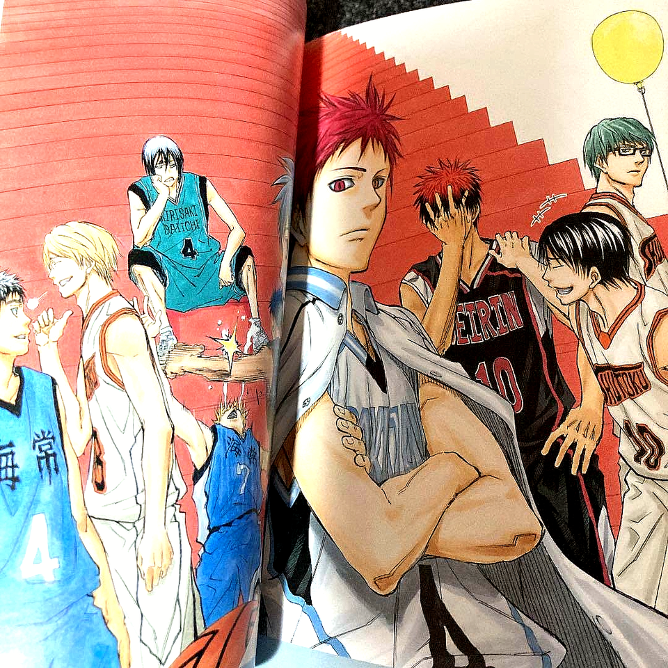 Kuroko's Basketball Official Visual Book BRIGHT COLORS 1st edi. w/All ...