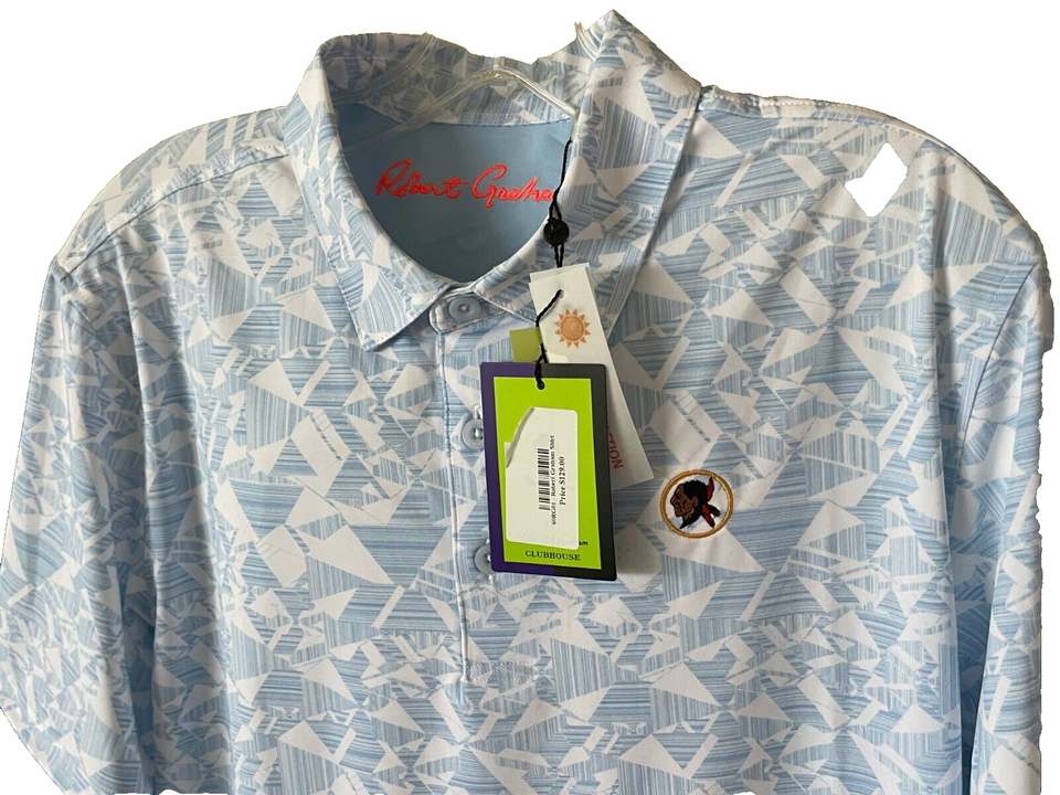 Robert Graham SEMINOLE Golf Club Men's Hydrus SS Polo Size Medium NWT ...