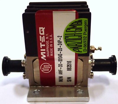 MITEQ AMF-3D-001040-28-24P-2 AMPLIFIER GAIN 29dB 0.1-4GHz NOISE 2.8dB ...