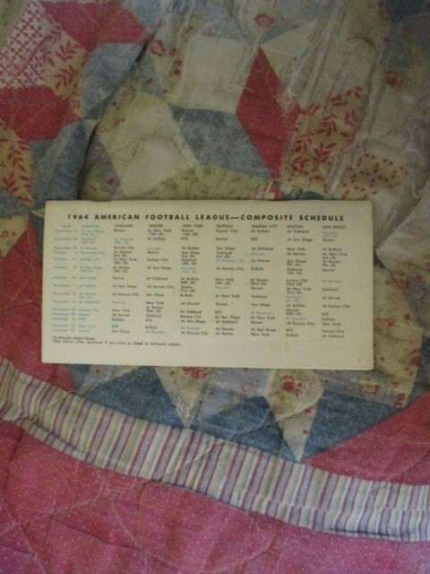 1964 HOUSTON OILERS MEDIA GUIDE Yearbook Program AFL Pfess Book ...