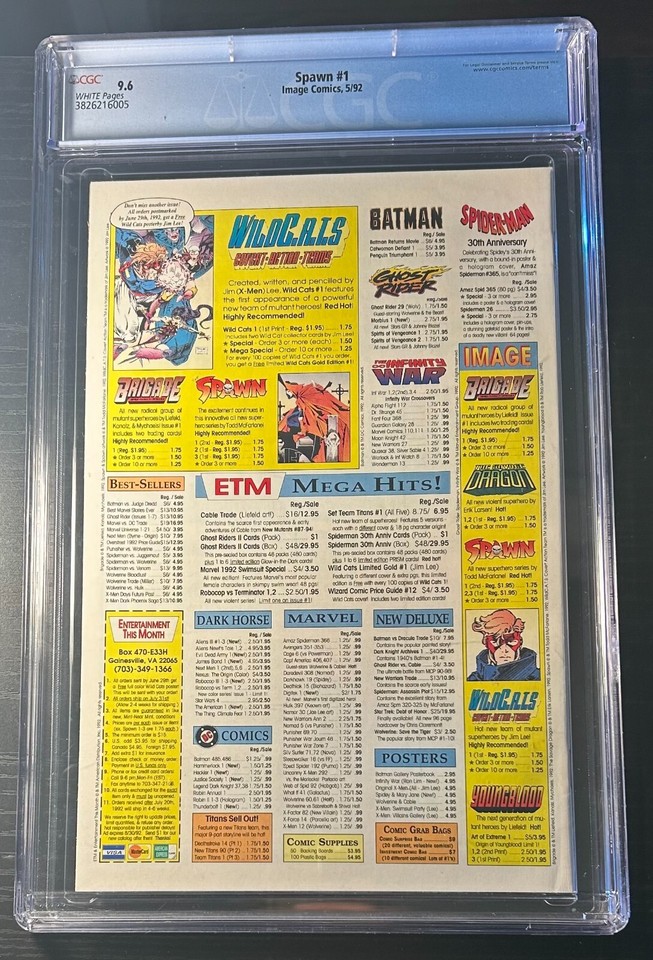 Spawn #1 (1992) Image Comics (CGC Graded: 9.6) 1st app of Spawn (Al Simmons) | eBay