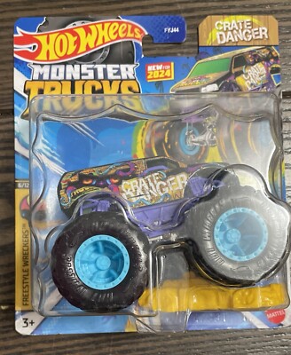 Hot Wheels Monster Trucks - Crate Danger - 2024 - New | eBay