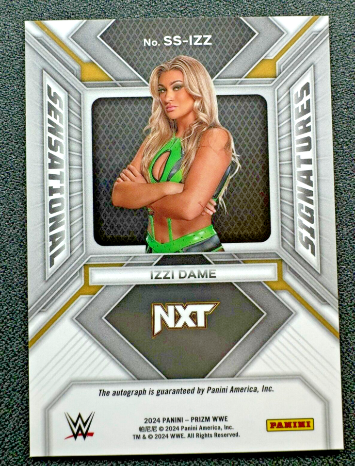 2024 Panini Prizm WWE Izzi Dame RC Sensational Signatures Auto | eBay