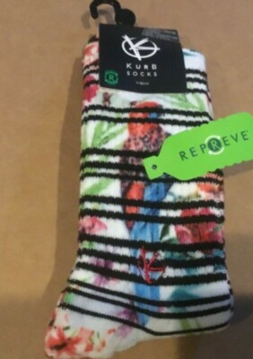NEW KURB Socks - 1 Pair - Bird Theme Women Ladies M Medium Shoe size 4 ...