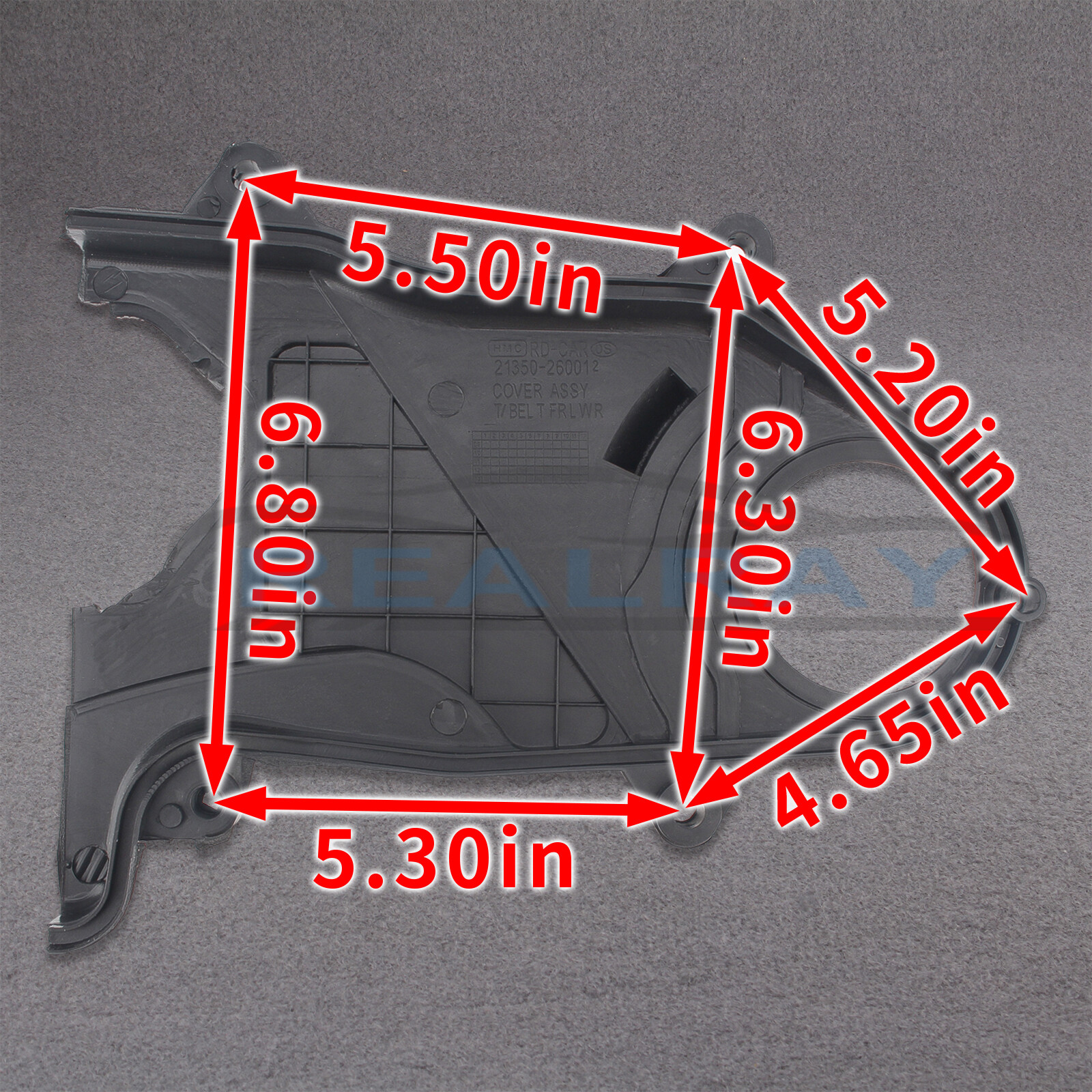 New 21350-26002 COVER ASSY-TIMING BELT LWR / 2135026002 for select ...