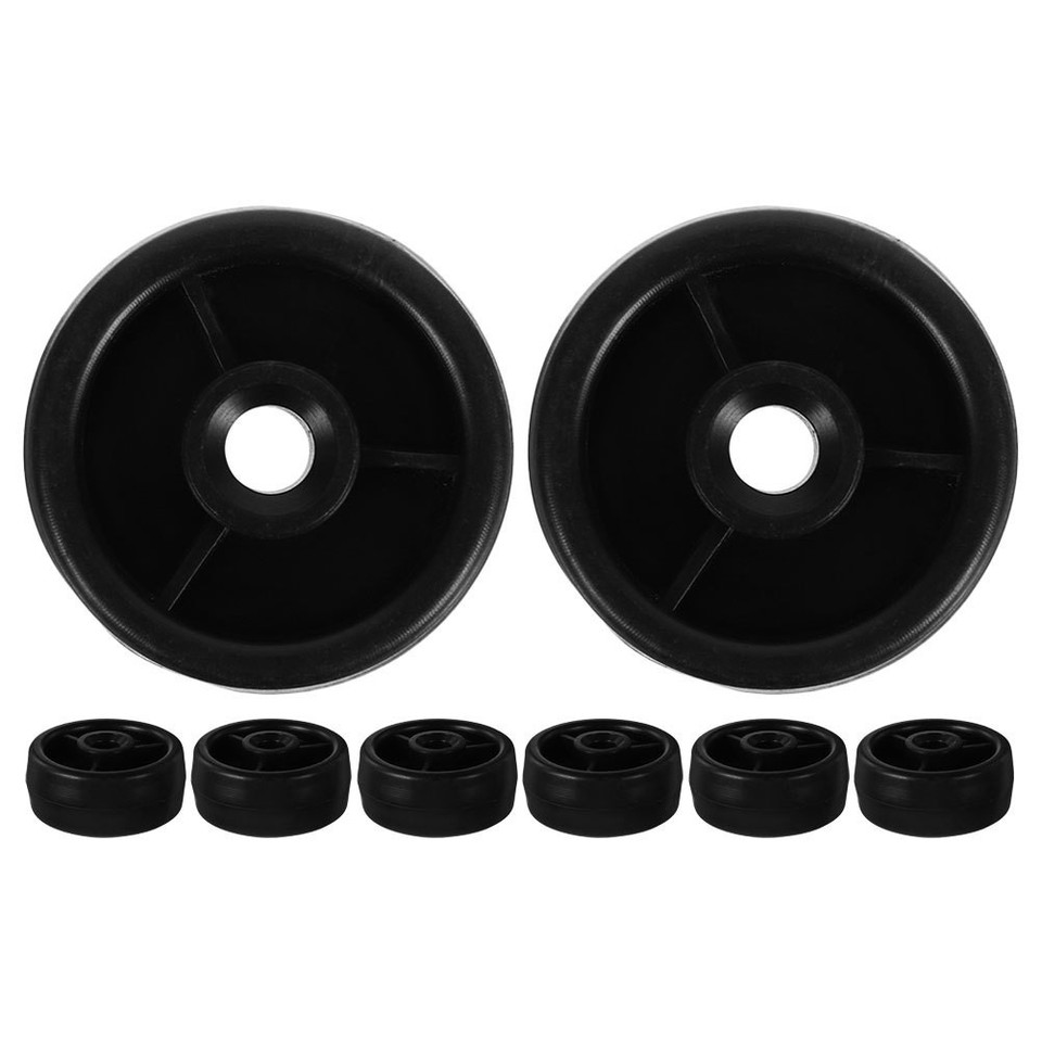 8pcs Treadmill Roller Wheels: Caster Wheel Replacement 0.32" Inner ...