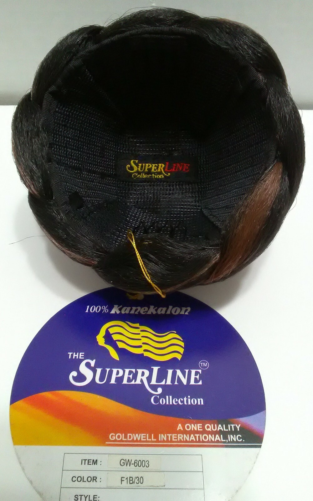 #1B/30 hair dome piece bun chignon wiglet SP 695019013709 | eBay