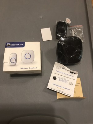 NEW Wireless Doorbell by SadoTech Weatherproof Door Bells Chimes ...