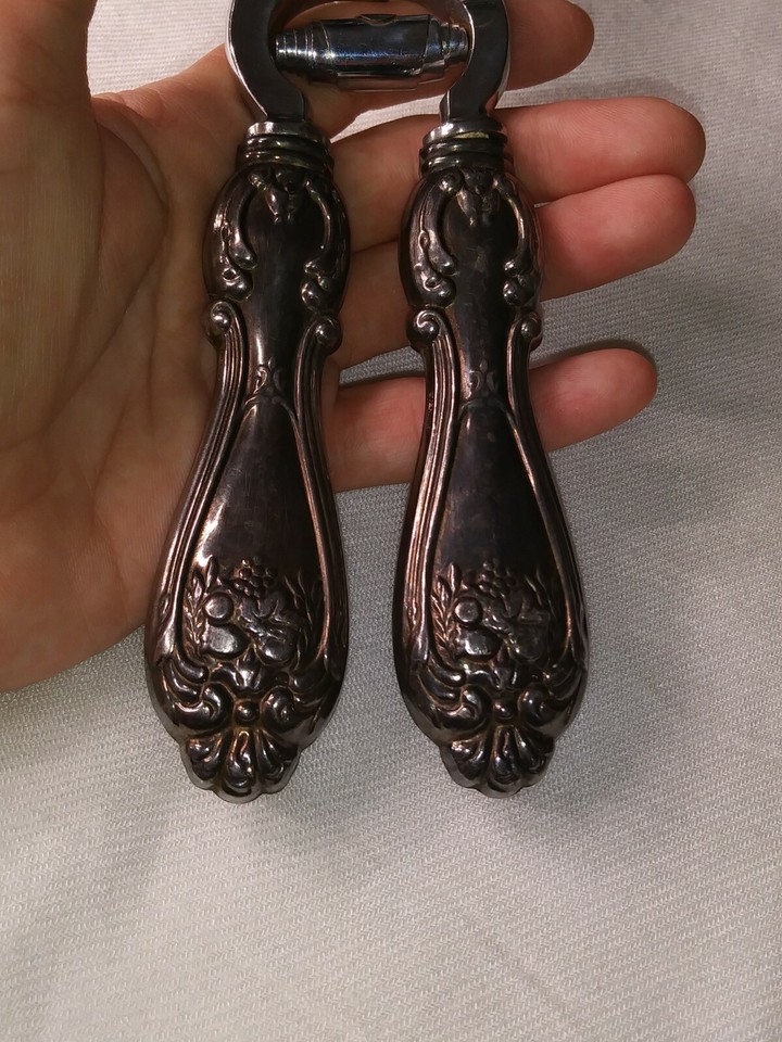 Vintage Sterling Silver Handles Kitchen Scissors Pruner Poultry Shears ...