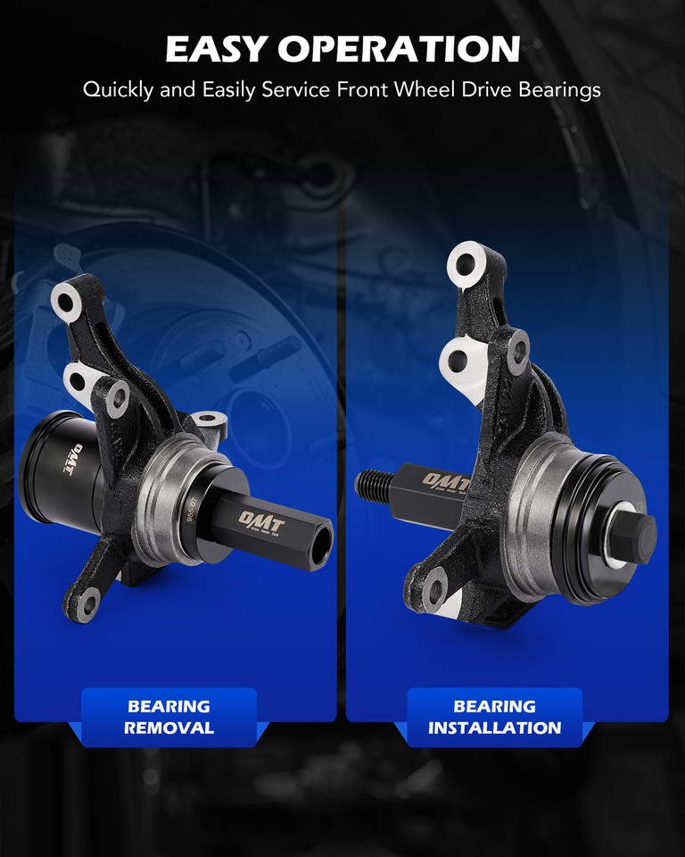 OMT 38pc 2 in 1 Bearing Press Separator Puller Front Wheel Bearing ...