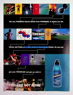 Powerade Sports Drink Coca-Cola 1997 Trade Print Magazine Ad Poster ...