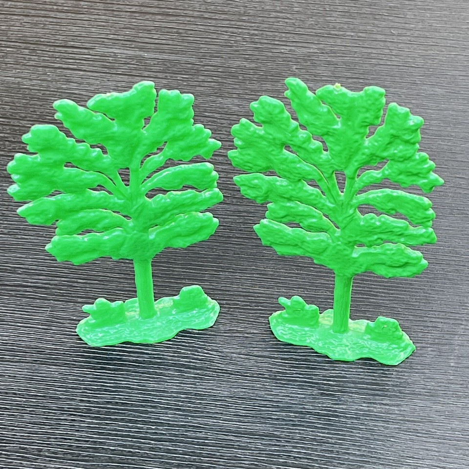 Marx 1950s Wild Animal Jungle Play Set 3716 Cottonwood Trees #M1 | eBay