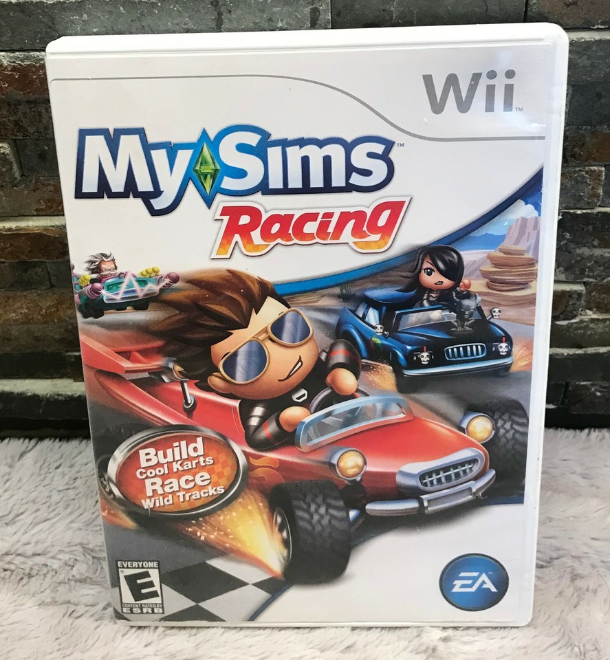 Nintendo Wii My SIMS Racing Used Tested Works with Booklet 14633191318 ...