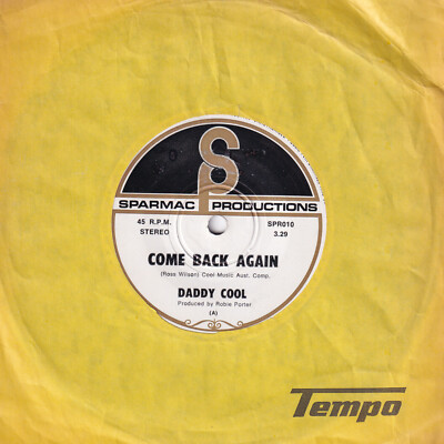 DADDY COOL Come Back Again / Just As Long As We're Together 45 SirH70 ...