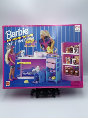 Barbie So Much To Do Pretty Pet Parlor Set 1995 Mattel Factory Sealed ...
