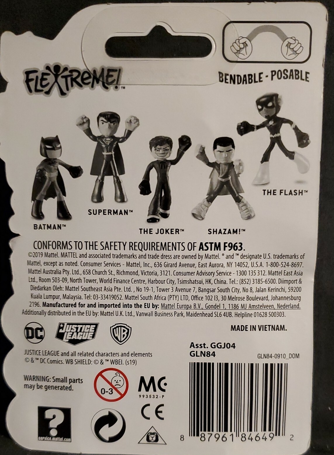 DC Batman Justice League FLEXTREME! Bendable MATTEL 4” Action Figure ...