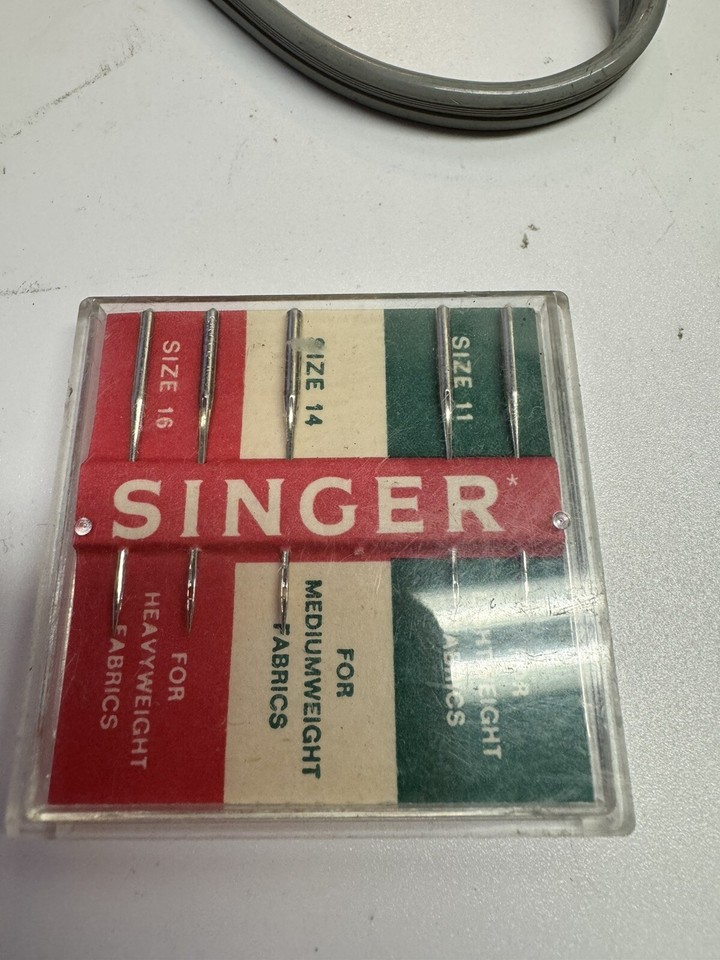 Vintage Singer 328K Style-O-Matic Sewing Machine w/ Accessories & Case ...