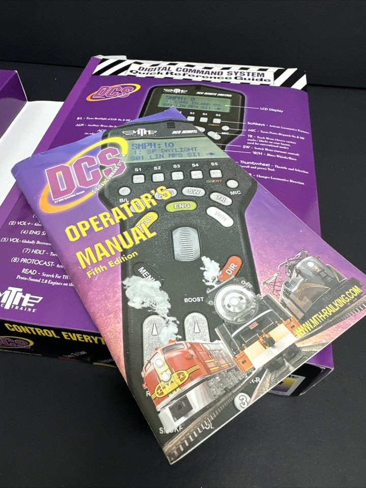 MTH DCS Digital Command System 50-1001. T 4.2, version TIU is REV.L ...