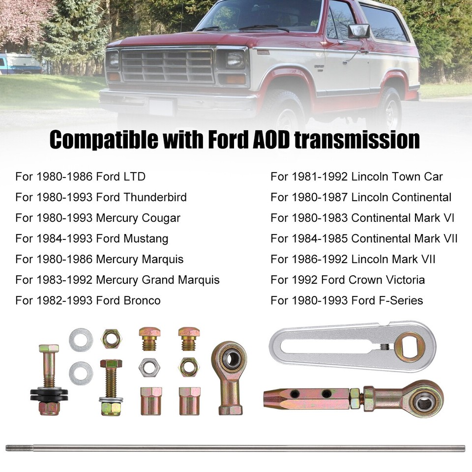 21" Adjustable Column Shift Linkage Kit ACA-1800 For GM TH-350 TH-400 ...