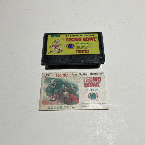 Tecmo Bowl Nintendo Famicom Tecmo 1990 TCF-TW Japanese Version - US ...