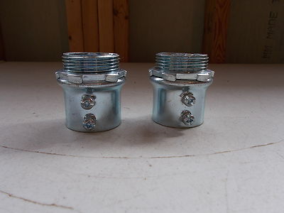 Lot of 2 Double Set Screw Connectors 1-1/4" P India *FREE SHIPPING* | eBay