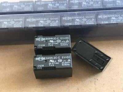 845N-2C-C-5VDC Power Relay 5A 277VAC 8 Pins x 10pcs | eBay