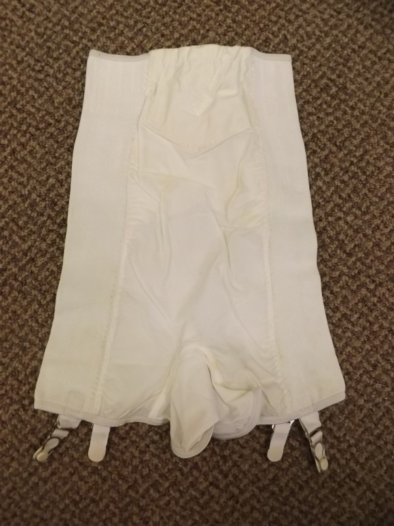 Rubber Vtg 1950s NEW High Waist Long Leg Shaper Girdle Garters Panties ...