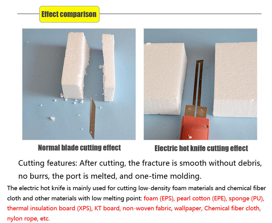 220V Electric Hot Foam Sponge Heat Cutter Heating Cutting Tool 100-250W ...