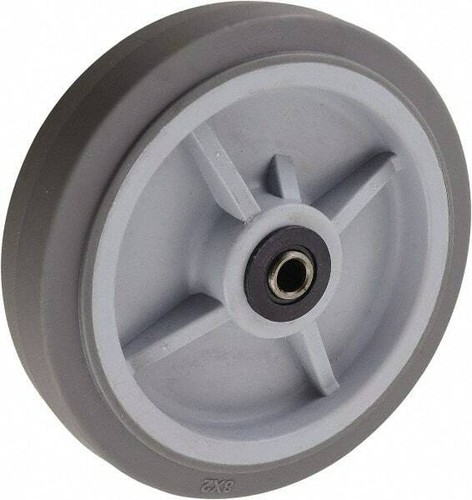 Value Collection 8" Diam x 2" Wide, Solid Rubber Caster Wheel | eBay