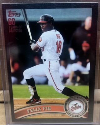 2011 Topps Black Felix Pie #d/60 60 Years Of Collecting | eBay