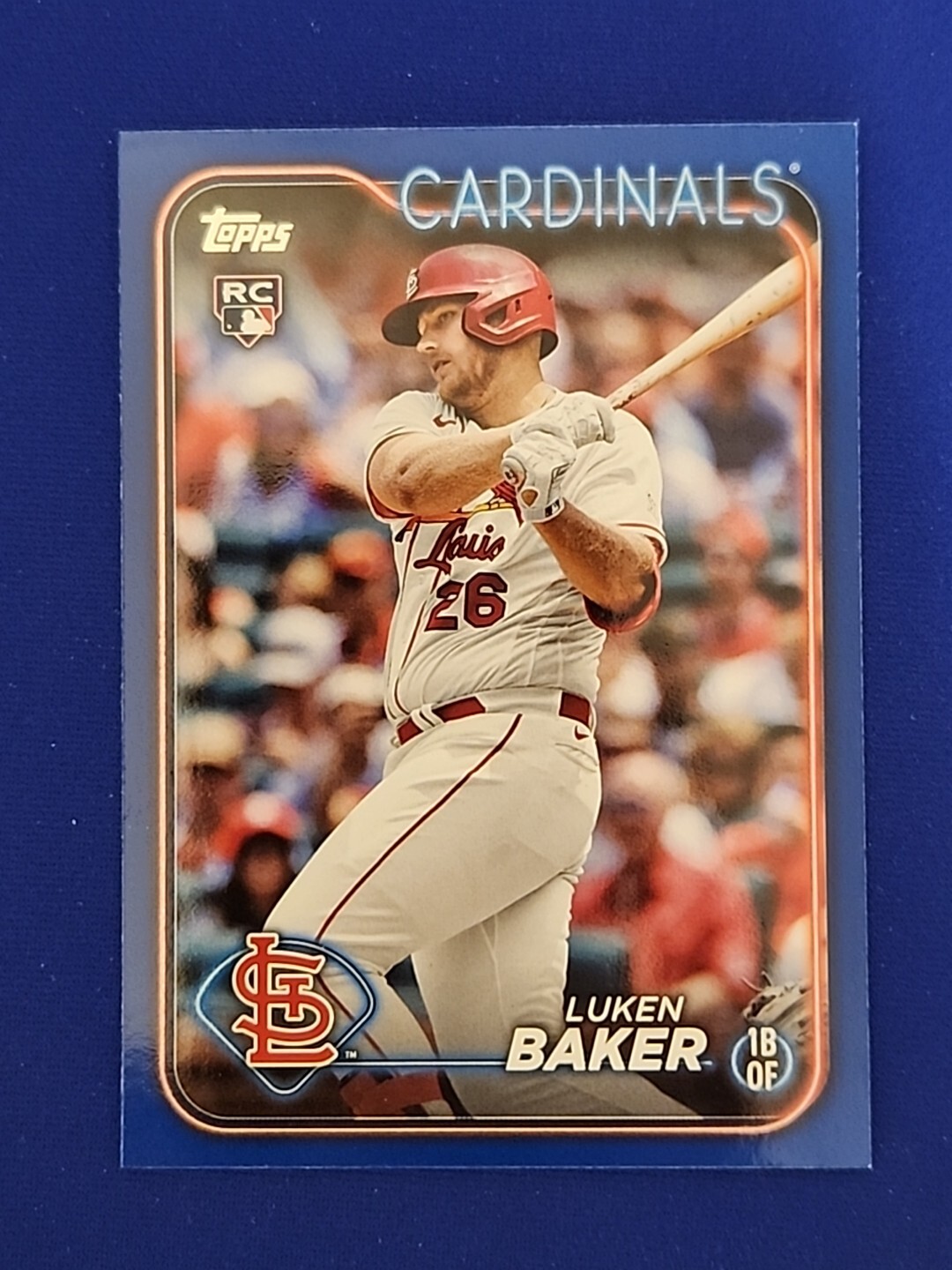 2024 Series 1 #207 Luken Baker Royal Blue RC | eBay