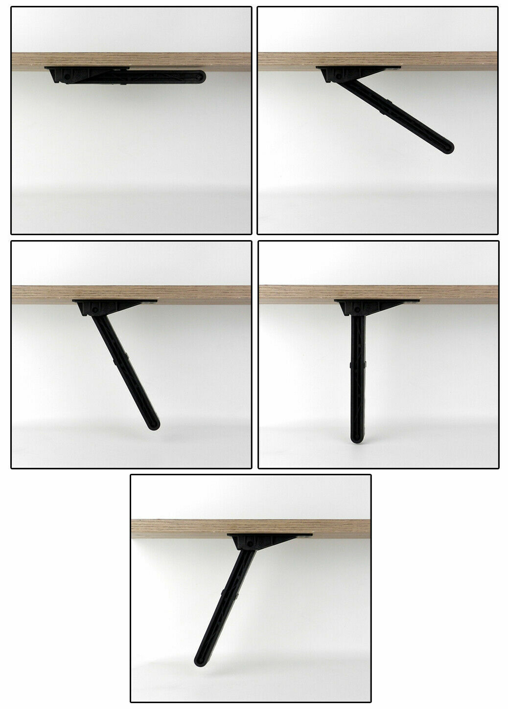 Foldable Folding Leg Heavy Duty Furniture Table Bench Stool Support ...