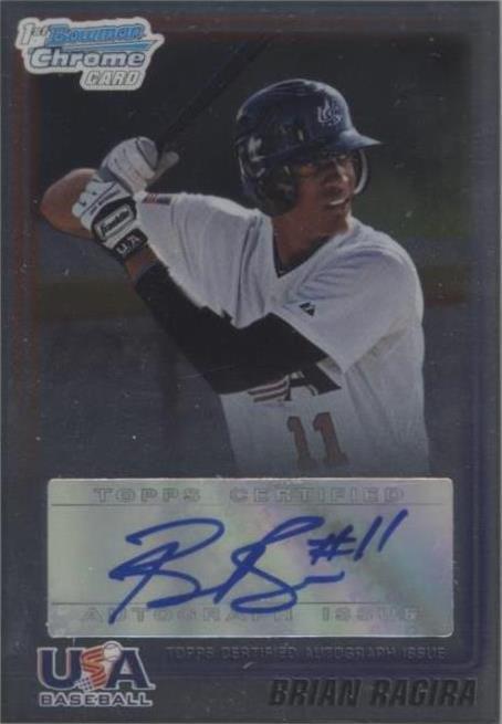 2010 Bowman Chrome - USA Stars Autographs Brian Ragira #USA-BR (AU, RC ...