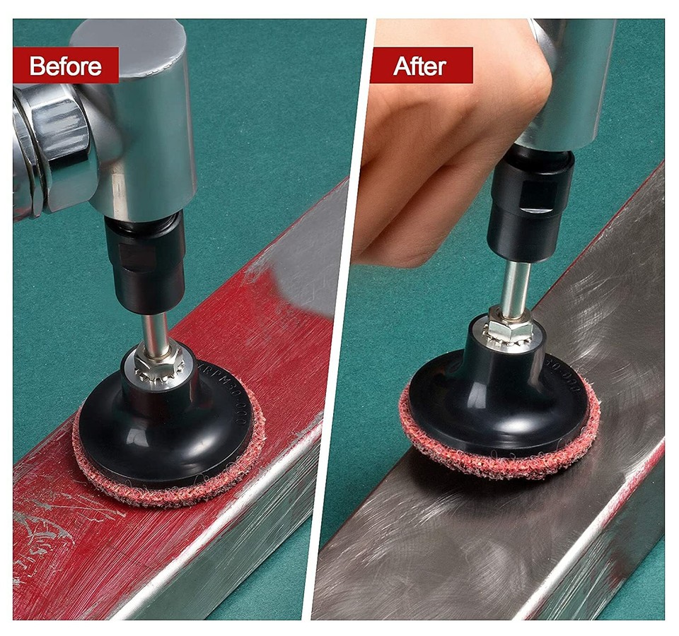 25PACK 2 inch Roll Lock Die Grinder Sanding Pads Fine Surface ...