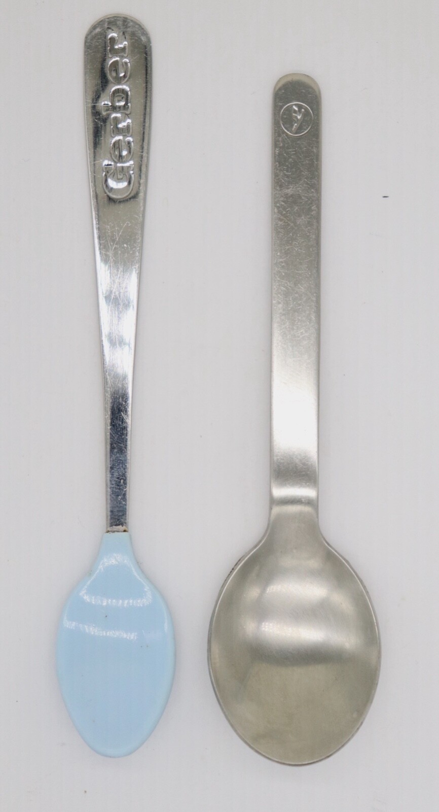 Vintage Gerber Baby Spoon (Blue) & Lufthansa Airline Advertising ...