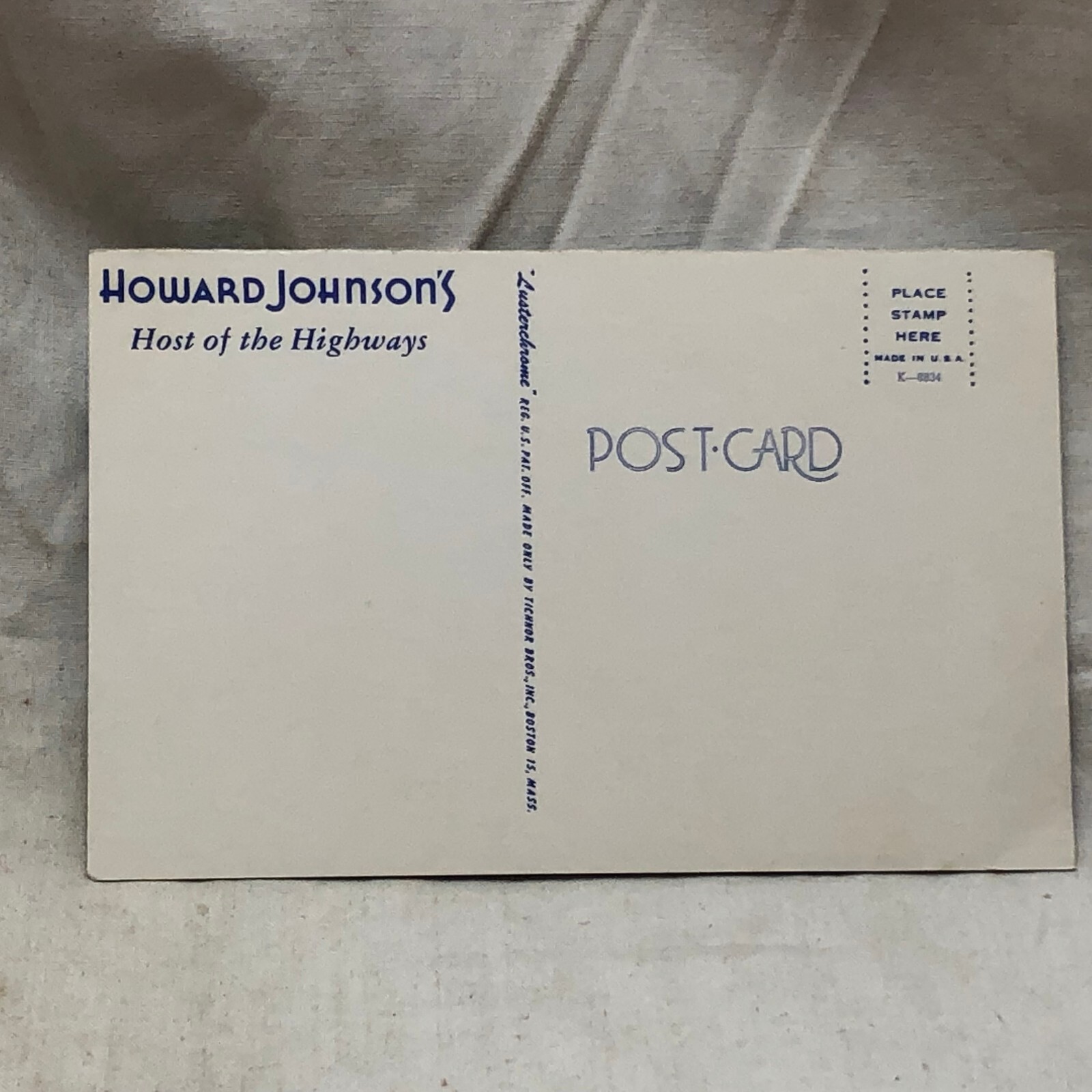Howard Johnson's Restaurant Postcard Not Used | eBay