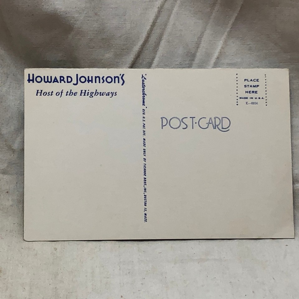 Howard Johnson's Restaurant Postcard Not Used | eBay