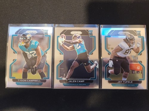 2021 Prizm Tyson Campbell #384 & Jaylen Camp #410 & Jay Tufele #440 RC ...