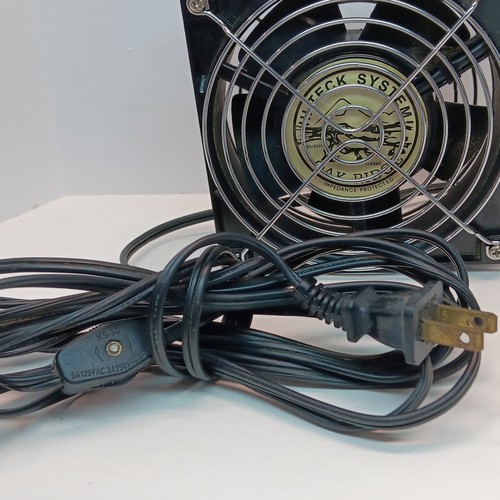 Axial Doorway Swivel Box Fan Oak Ridge Hi Teck Heat Moving System 120mm WORKING | eBay