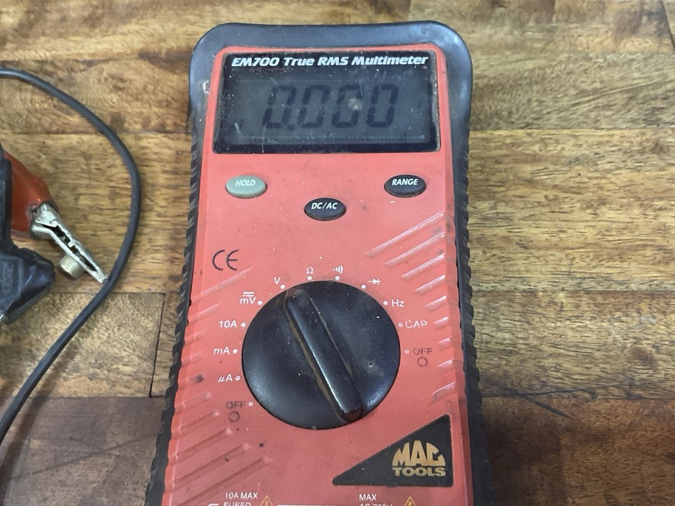 MAC TOOLS EM700 TRUE RMS MULTIMETER WITH LEADS Works | eBay