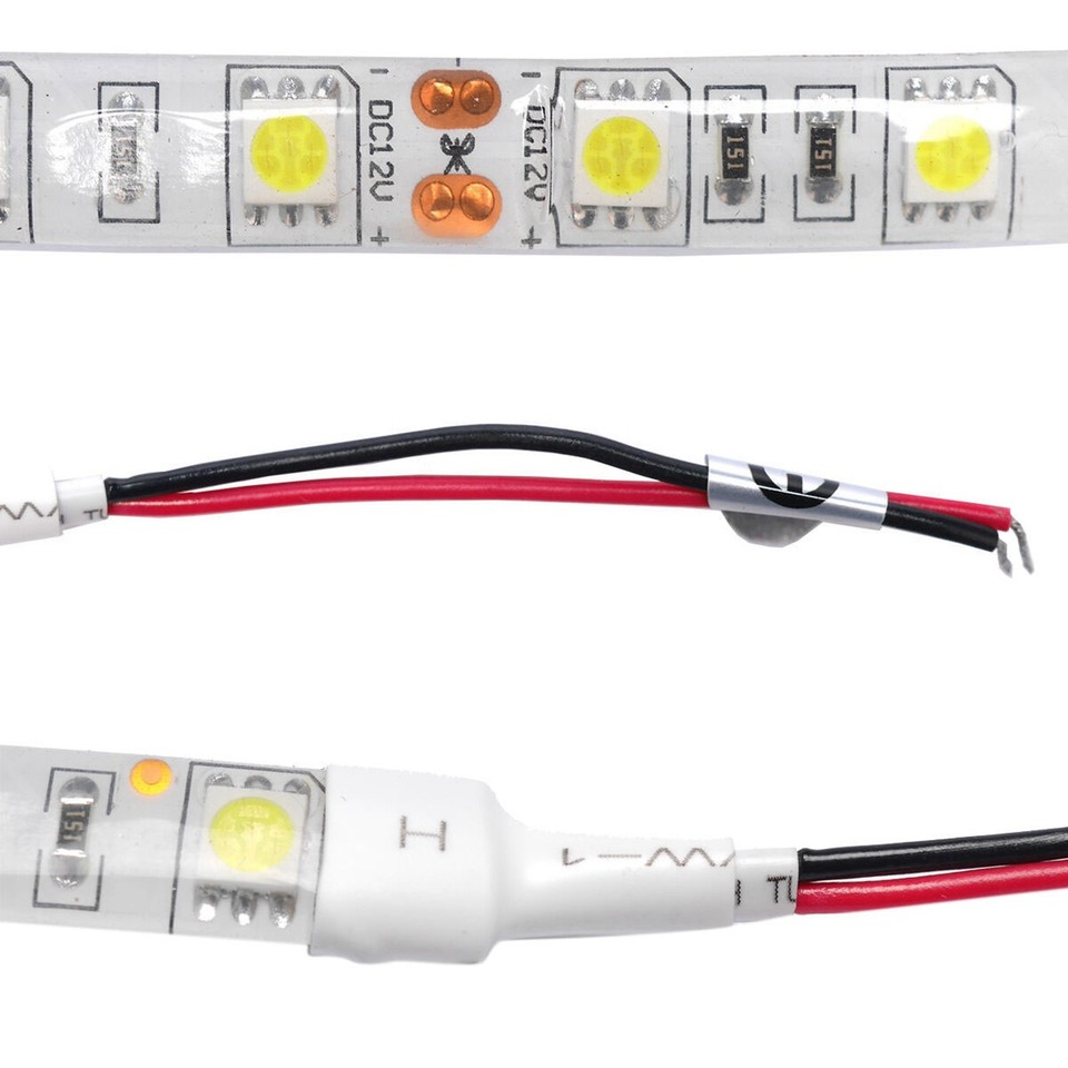 15Pcs 10cm Warm White 5050 Led Strip Lights Dc 12V Caravan Boat Car ...