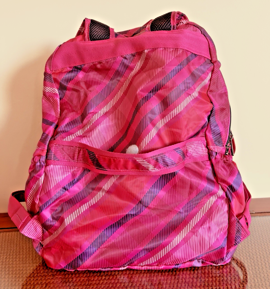 Lug Packable Backpack Echo 2 Berry Plaid Lightweight Travel Carry On ...