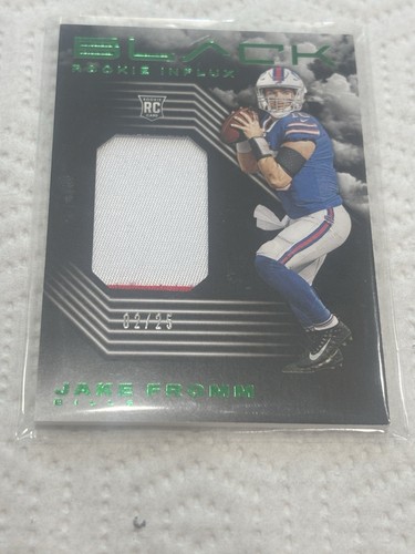 Joe Burrow Jake Fromm 2020 RC Absolute Panini Black Jersey Patch /25 ...