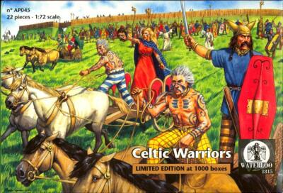 Waterloo 1815 Miniatures 1/72 CELTIC WARRIORS Limited Edition Figure ...