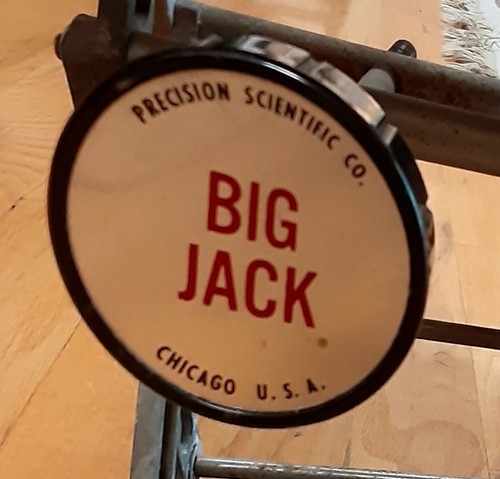 Big Jack laboratory stand manufactured by Precision Scientific Company ...