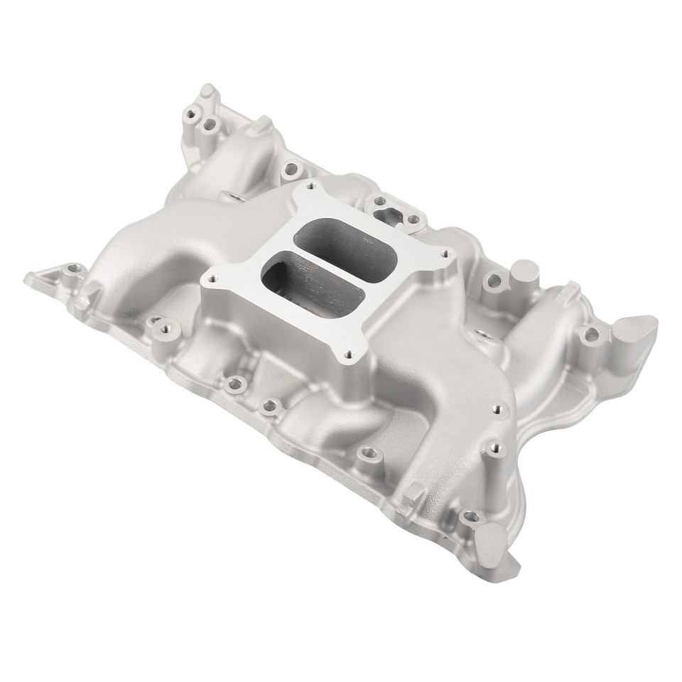 Aluminum Dual Plane Intake Manifold for Ford 351- 2V Cleveland Engine ...